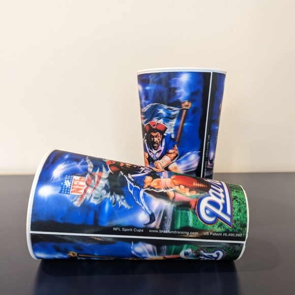 NFL | Dining | New England Patriots 6 Tall Plastic Lenticular Cup Nfl ...